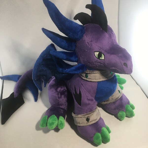 Dragon Stuffed Animal Pattern PDF - Dragon Plushie Sewing Pattern ...