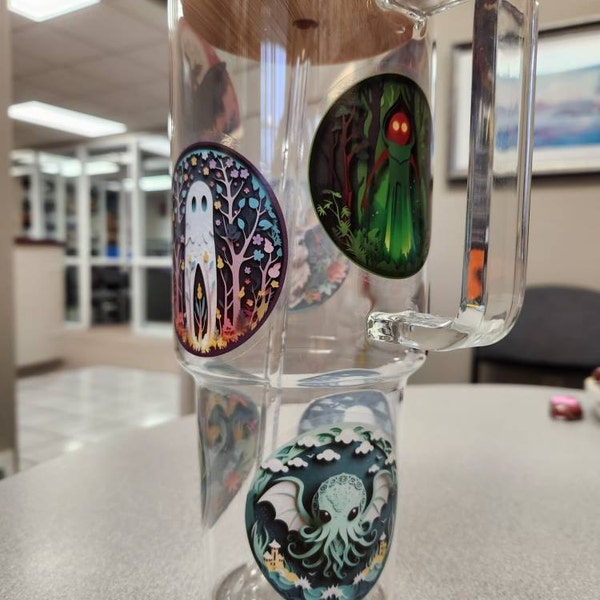 Fresno Nightcrawler Cute Cryptid Sticker - Vinyl Digital Papercut Art ...