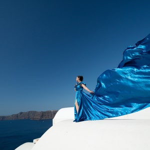 Long Flying Dress Flying Dress for Photoshoot Long Train Photoshoot ...