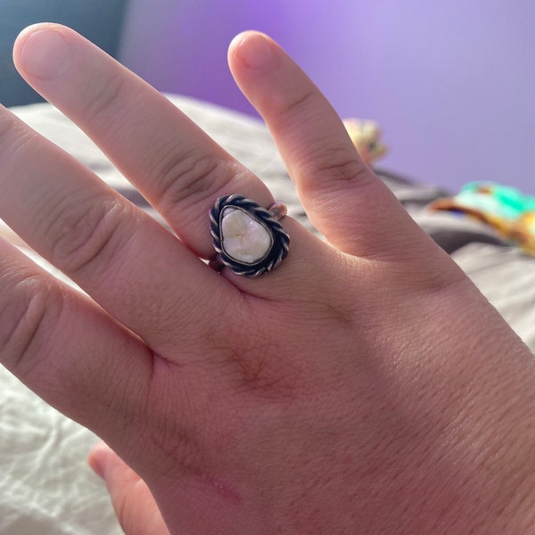 Sterling Single Tooth Ring Made in Your Size - Etsy