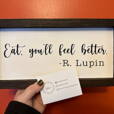Eat Youll Feel Better Sign - Etsy