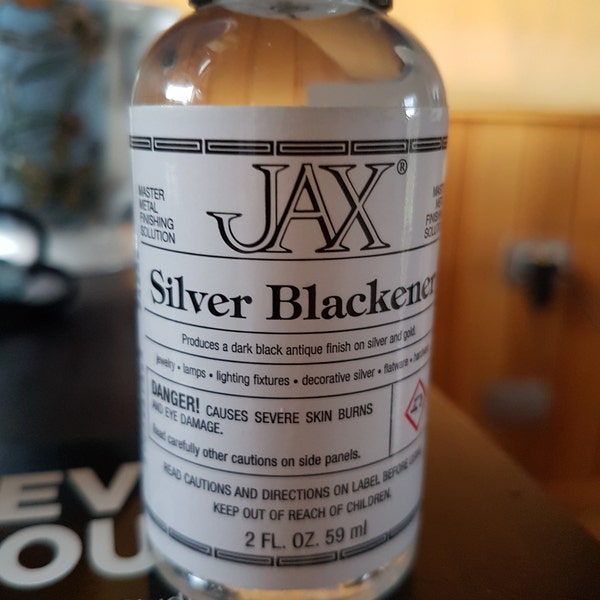 Jax Black Jewelry Antique Patina for Silver and Gold 2OZ - 45-940 - Etsy