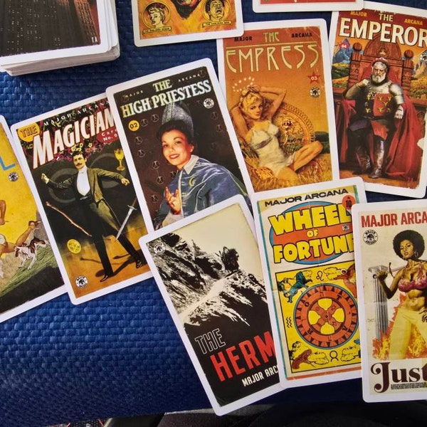 The Pulp Tarot -- Full Tarot Deck! - Etsy