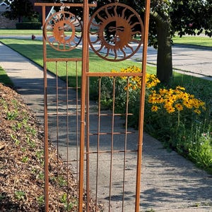 Outdoor Privacy Screens Circle Pattern Decorative Screens Large Metal ...