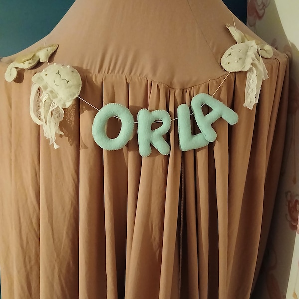 Dusky Pink Earthy Tones Raindrop Droplet Garland. Felt Bunting in Rust ...