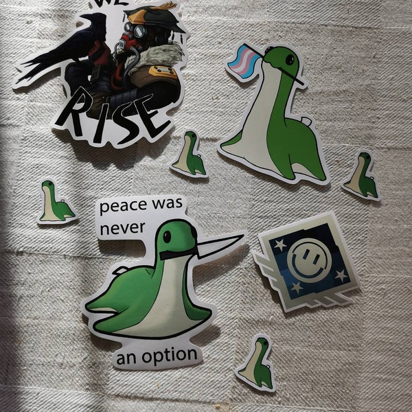 Plush Nessie Waterproof Sticker | Apex Legends - Etsy