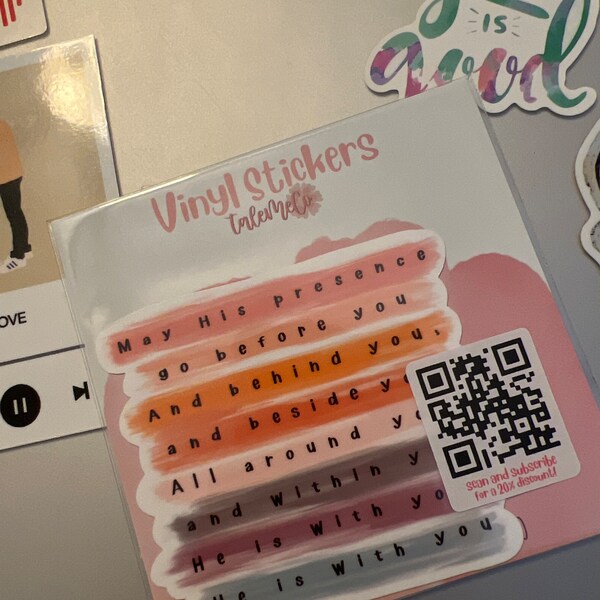 The Blessing Sticker, Bible Journaling, Water Bottle Sticker, Laptop ...