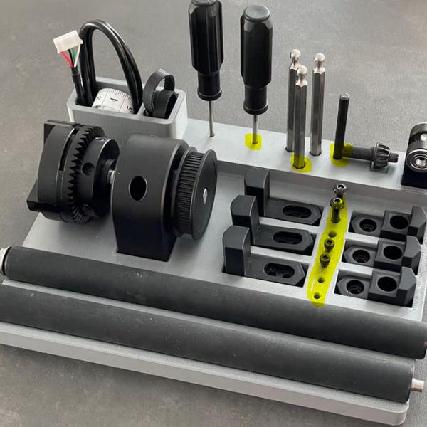 Xtool F1, 4-parts Rotary Alignment Jig/device for Chuck, Roller A+B+C ...