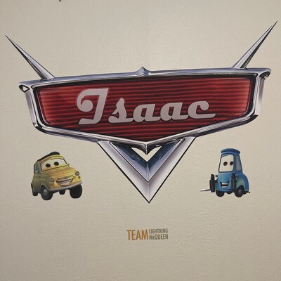 Disney Decals, Cars Nameplate Wall Decal,game Room, Cars Decals, Cars ...