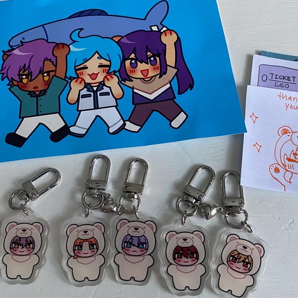Ensemble Stars Bogie Time Keychain Charms - Etsy