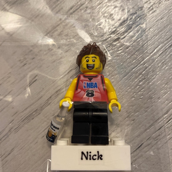 Custom Lego Minifigures Couples Gift, Wedding Lego Figure Art ...