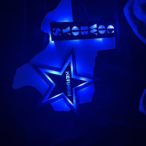 American Flag USA Flag Led Sign Custom Led Sign Handmade - Etsy