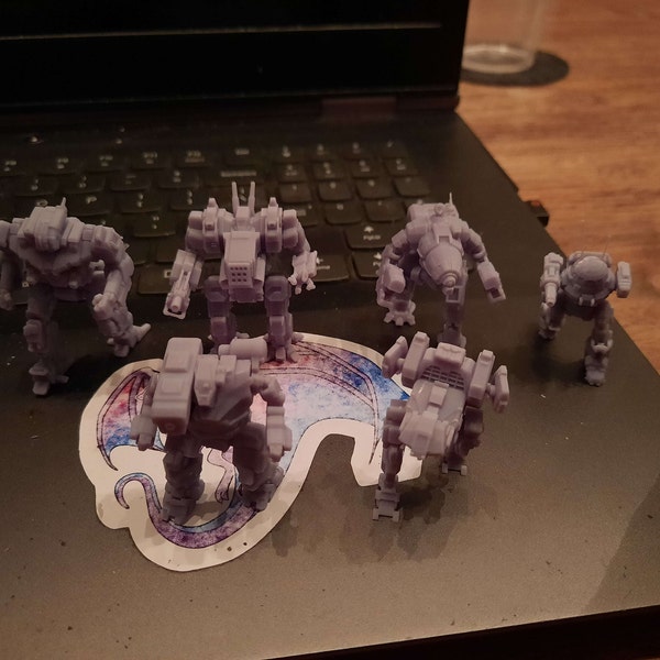 Force Pack 6 (6x Miniatures + Hex Bases) | American Mecha | Compatible ...