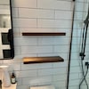 Live Edge Black Walnut Butcher Block Floating Shelf - One Shelf 48"x10 ...