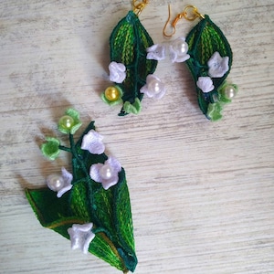 Bee Brooch FSL Machine Embroidery Design Digital Embroidery Pattern ...