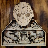 Horror Multilayer Laser Cut File Svg, Movie Horror Scene Svg, Horror ...