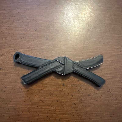 Karate Belt Keychain, Martial Arts Accessory, Custom Belt Rank Color ...