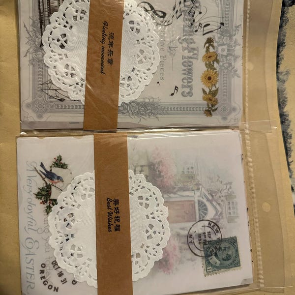 40 Sheets Scrapbook Paper Booklet, Vintage Inspired Collage Paper ...