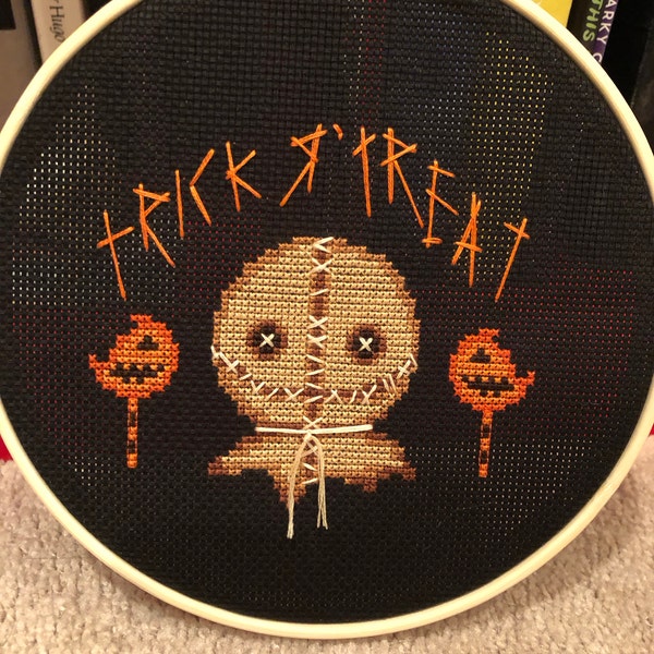 Trick or Treat Samuel - Halloween - Cross Stitch Pattern - Horror ...