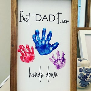 Dad Fathers Day Gift Fathers Day Wooden Sign DIY - Etsy