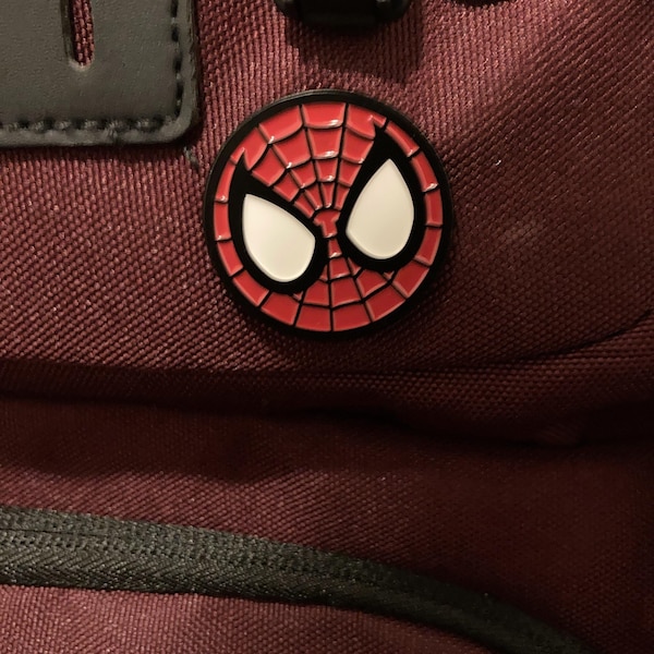 Spiderman Emblem Logo Lapel Pin Hat Pin - Etsy