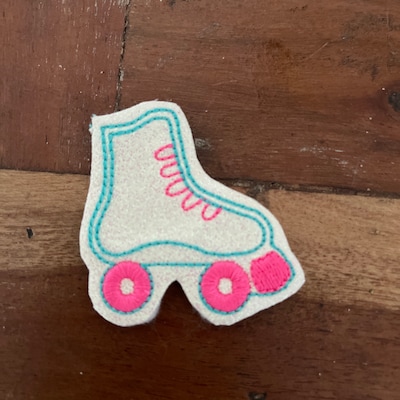 Felties Roller Skate Feltie,for Badge Reel, Simple Feltie, Bow Center ...