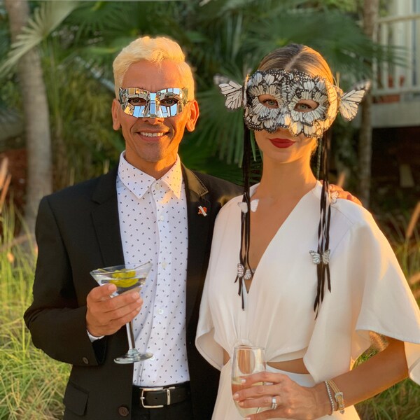 Shattered 'glass' Plastic Mirror Mask Full Face - Etsy