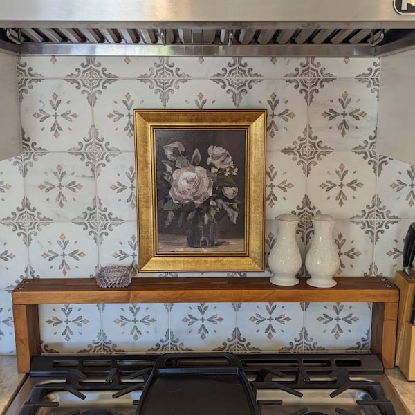 Over the Counter Shelf, Wood Countertop Organizer, Over the Sink Shelf ...