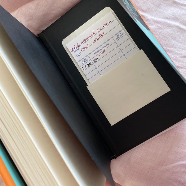 25 Library Card Pockets With Self Adhesive Backs AND 25 Library Cards ...