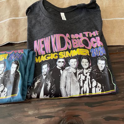 Comfort Colors NKOTB Magic Summer 2024 Neon Shirt, New Kids on the ...
