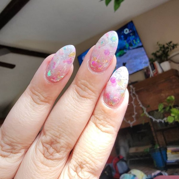 Tropical Opal- Dip Powder, Glitter Dip Powder, Dip Powder for Nails ...