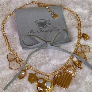 Build Your Own Custom Charm Necklace / Gold Plated and Raw Brass Charm ...