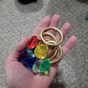 Sonic 7 Chaos Emeralds and 5 Power Rings IN A BAG - Etsy