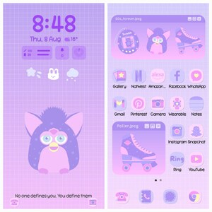 Cottagecore Aesthetic App Icon Pack, Cute Pink App Icons, Pastel Icons ...