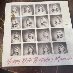 80th Birthday Card, Manufactured 1944 for 80th Birthday Party, Blank ...