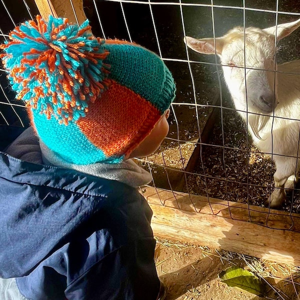 Knitting Pattern - Toque, Touque, Tuque or Beanie Winter Hat, Stripes ...