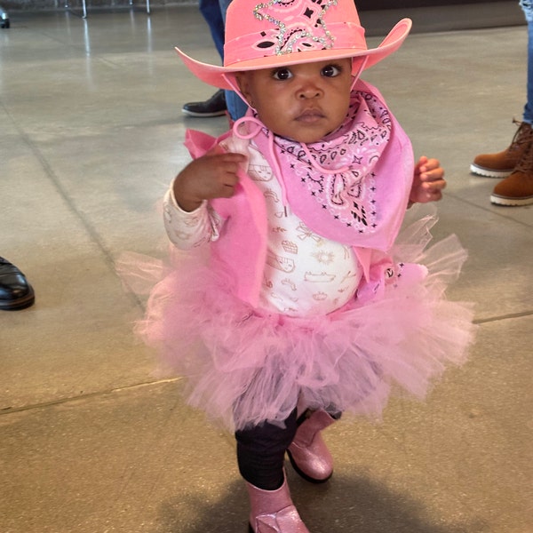 Christmas Cowgirl Rodeo Tutu Set Western Holiday Country Pageant Girls ...