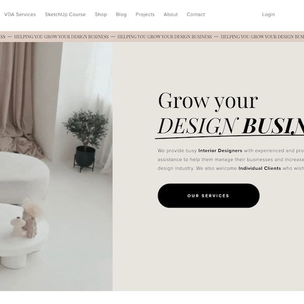 Elegant Squarespace Template for Wedding Photographer & Small Service ...