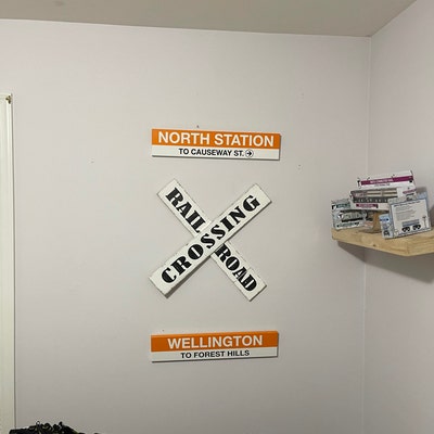 36 Officially Licensed Painted MBTA Station Signs Pick A - Etsy