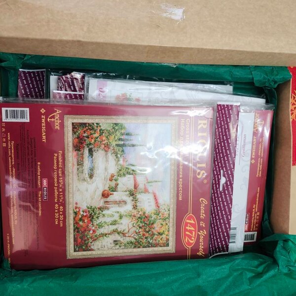 RIOLIS Counted Cross Stitch Kit 2250 Birds on the Branch, Embroidery ...