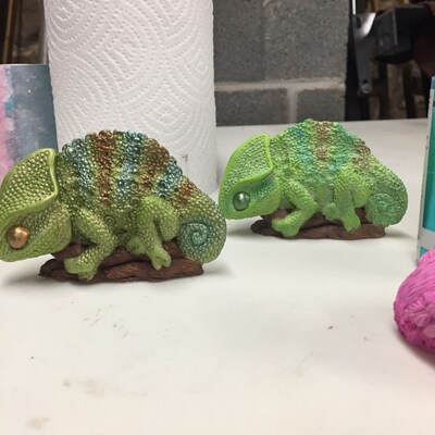 Chameleon Mold Lizard Silicone Mold Yard Decor Mold 3d Silicone Mold ...