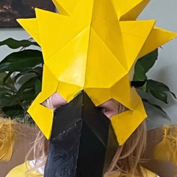 BIRD Half MASK PAPERCRAFT, Diy Animal Costume, Printable Template ...