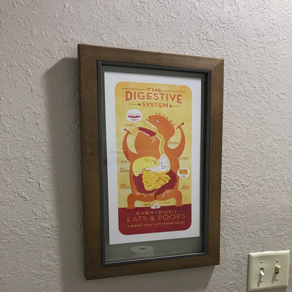 The Digestive System Poster - Etsy
