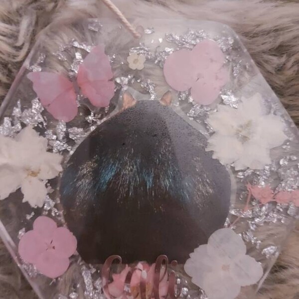 Resin Baby Keepsake, Baby Detail Frame, Umbilical Ornament, New Baby ...