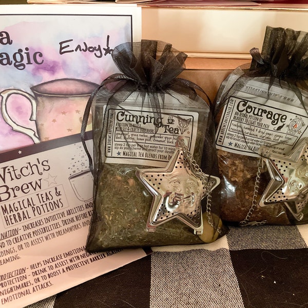 Courage Herbal Tea: Confidence Boosting Magical Potion - Etsy