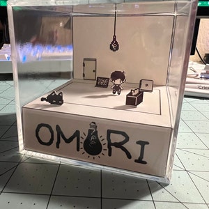 Omori White Space Cube DIY Diorama Cube Papercraft Shadowbox Omori ...