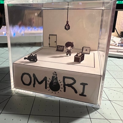 Omori White Space Cube DIY Diorama Cube Papercraft Shadowbox Omori ...
