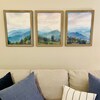 Set of 3 Prints of Oil Paintings Virginia Landscape Sky Cloud Trees ...