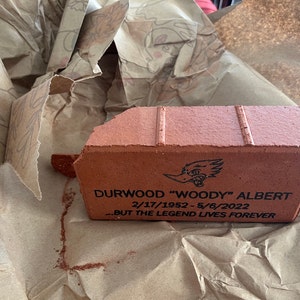 Engraved Brick Personalized Engraved Permanent Memorial Brick - Etsy