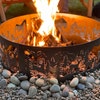 Whitetail Fire Ring Extra Tall, 16" Tall, Heavy Duty, Gift for Nature ...